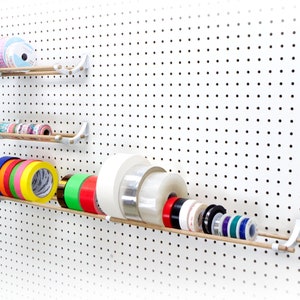 Tape Ribbon Storage and Organizer for Pegboard, Many Color Options - Etsy