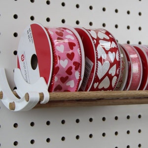 Pegboard Tape and Ribbon Organizer End Cap Brackets (set of 2) - Etsy
