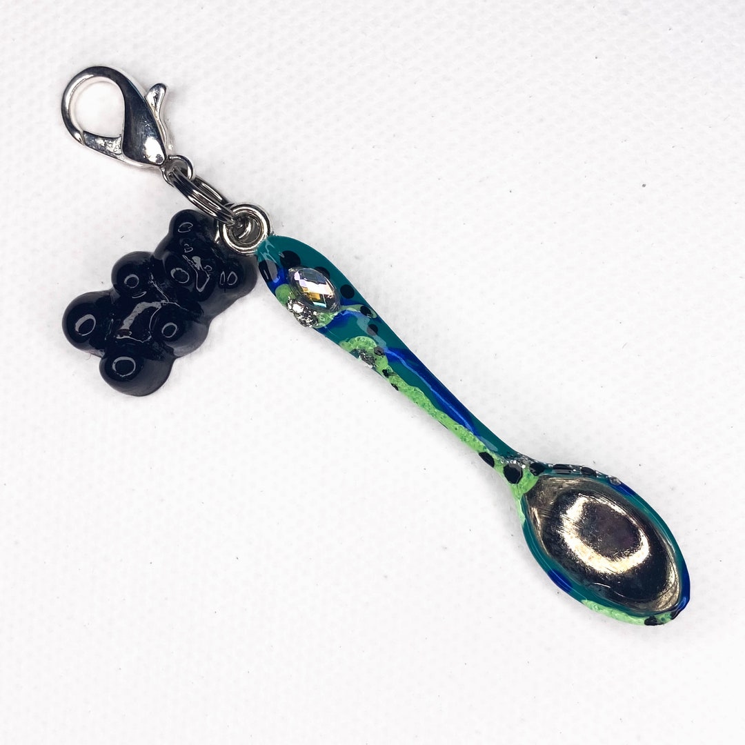 Last One Out Tiny Spoon Clip Trinket Gummy Bear - Etsy