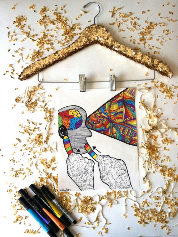Deaf Art Print Deaf Artist's Strength | Etsy
