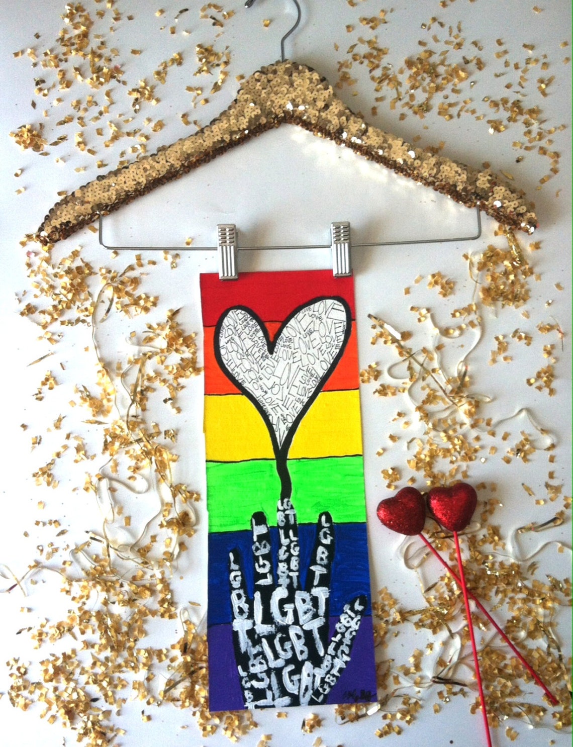 Original LGBT Artwork Love & Pride - Etsy