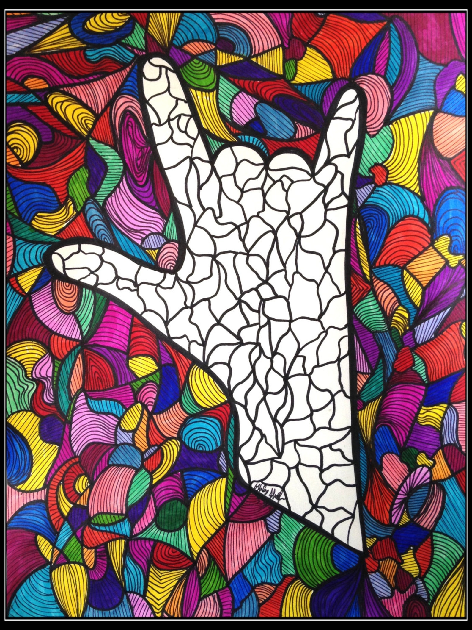 Deaf Art Print Simplicity - Etsy