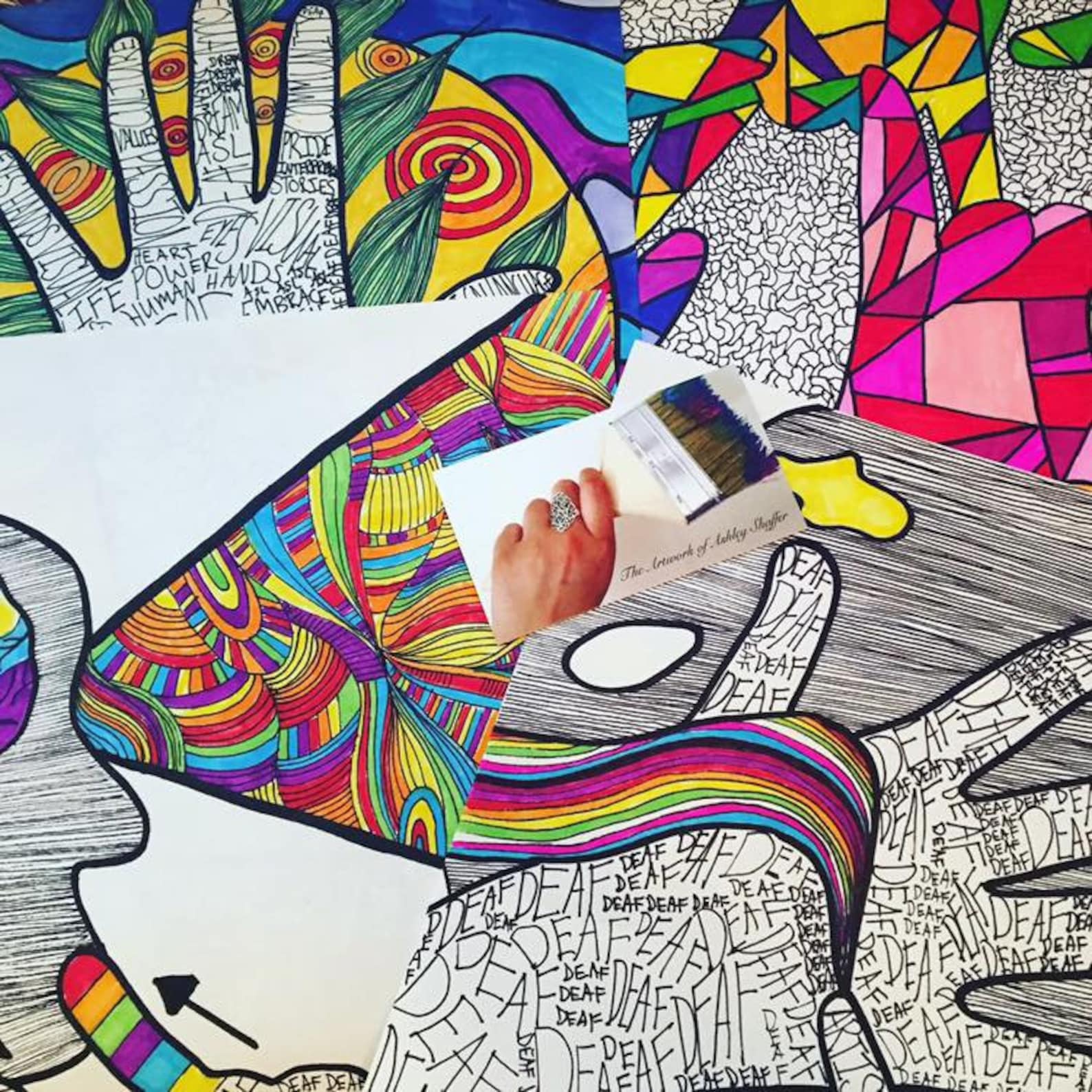 Deaf Art Print Deaf Artist | Etsy