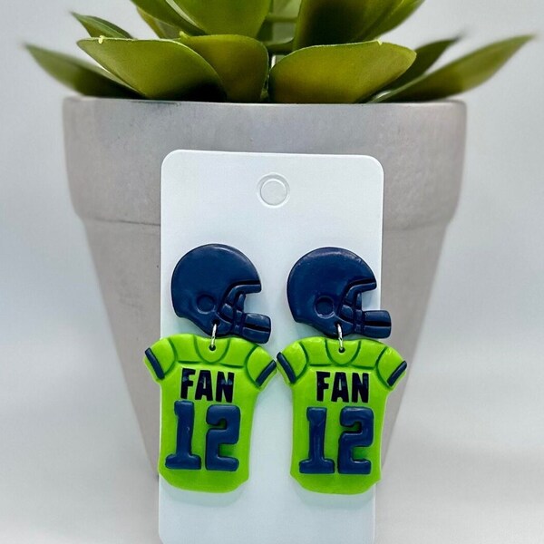 Seahawks Earrings - Etsy