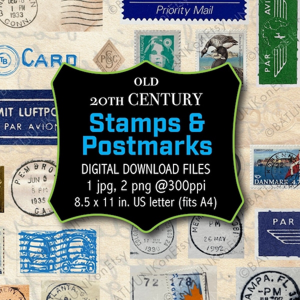Postmarks - Etsy