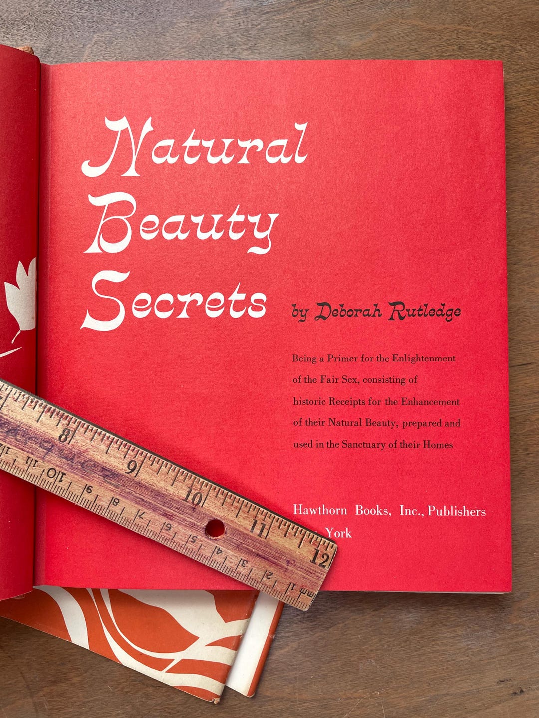 Vtg 1960s Cosmetics Book Natural Beauty Secrets by Deborah Rutledge ...