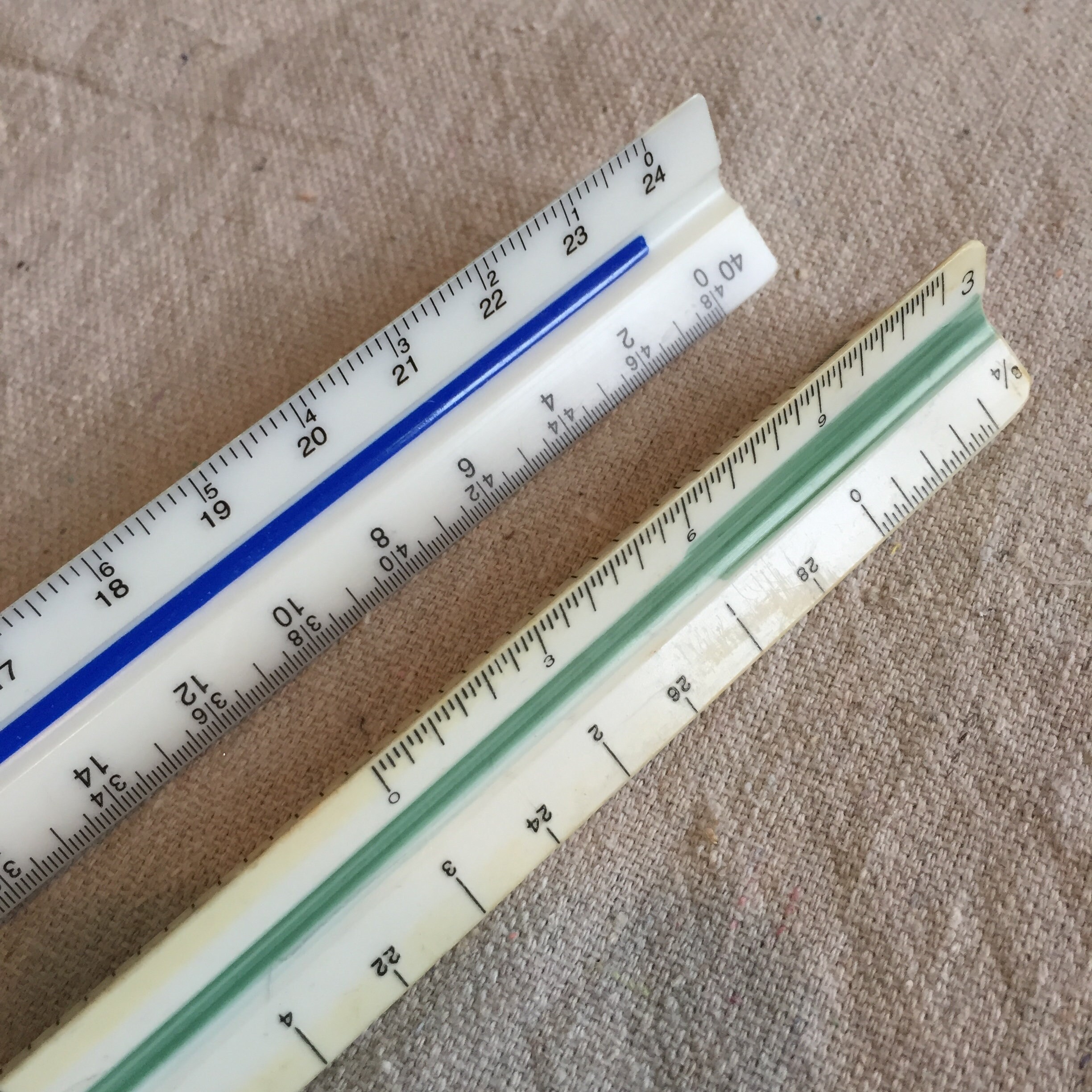 Vintage Architect Engineer Scales, Rulers, USA, Japan, All 1980s 1990s ...