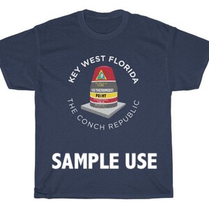 Key West Southernmost Point Illustration: Printable PNG SVG Files ...