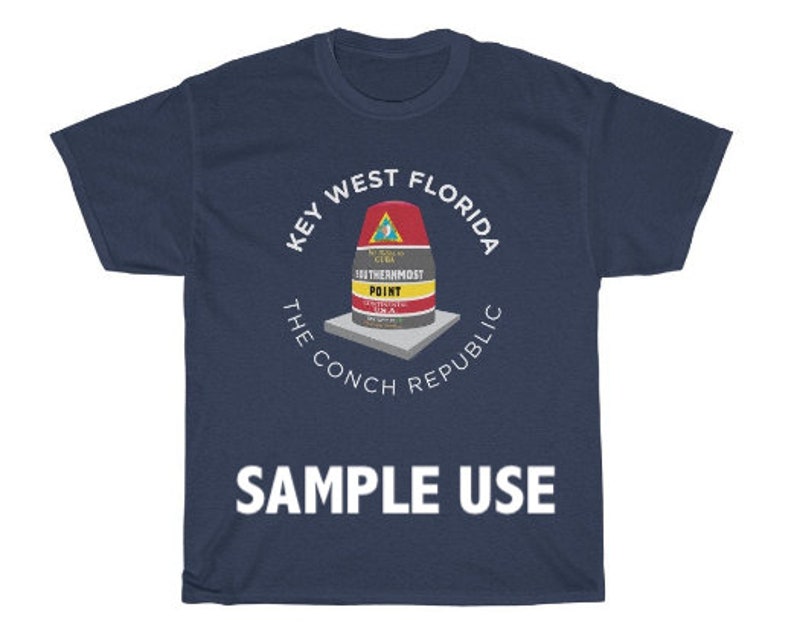 Key West Southernmost Point Illustration: Printable PNG SVG Files ...