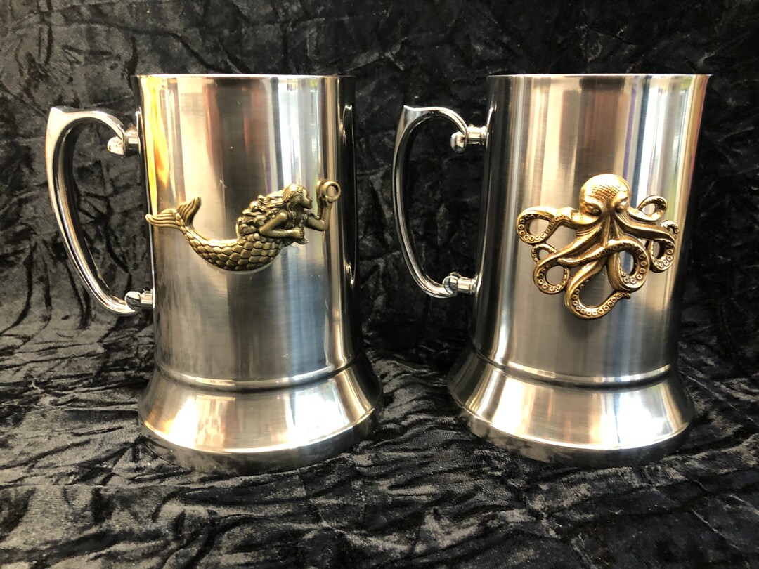 Double Walled Stainless Steel Tankard - #blackwoodcreations Metal ...