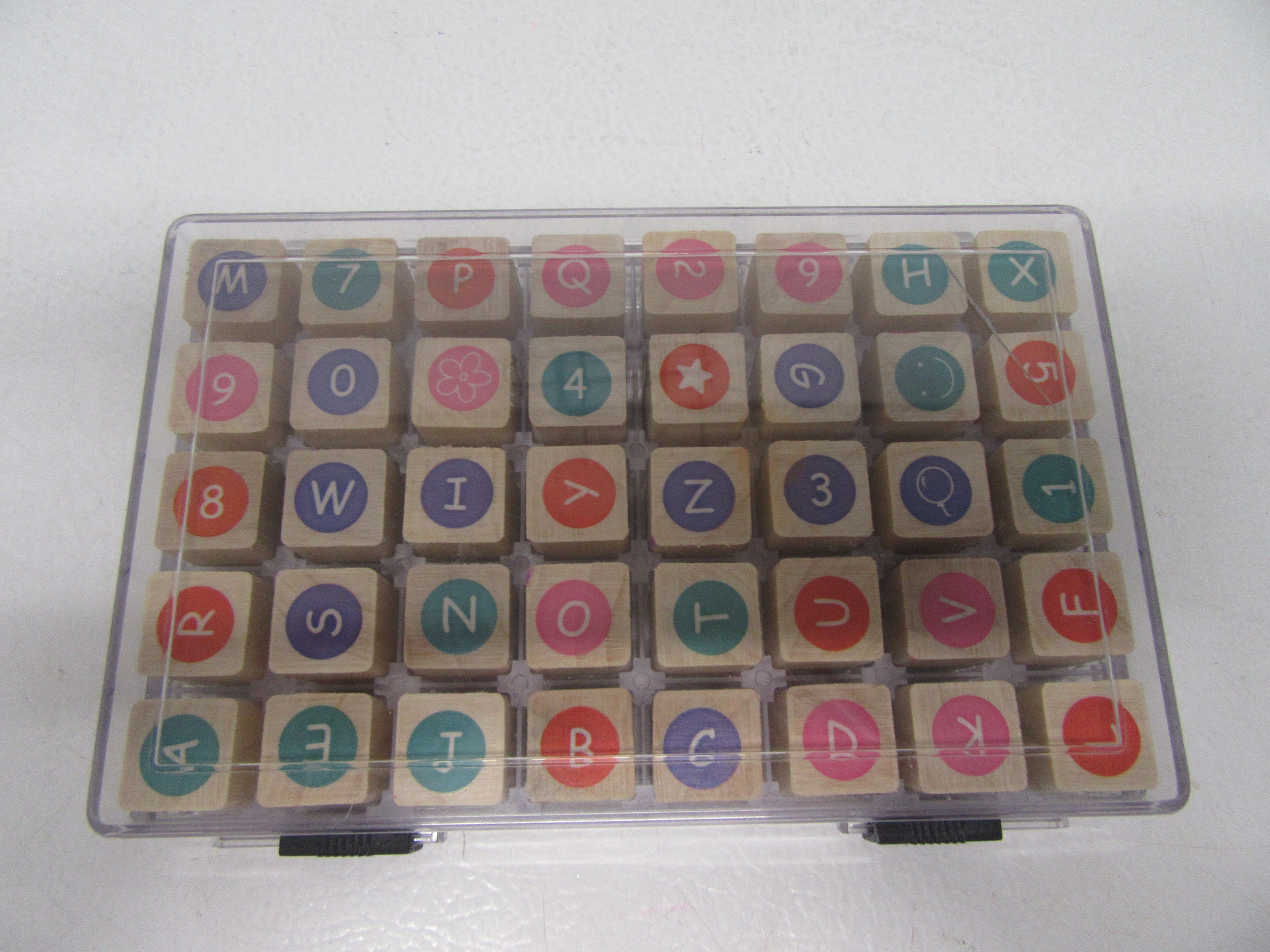 Mini Rubber Stamp Set Letters Numbers & More - Etsy
