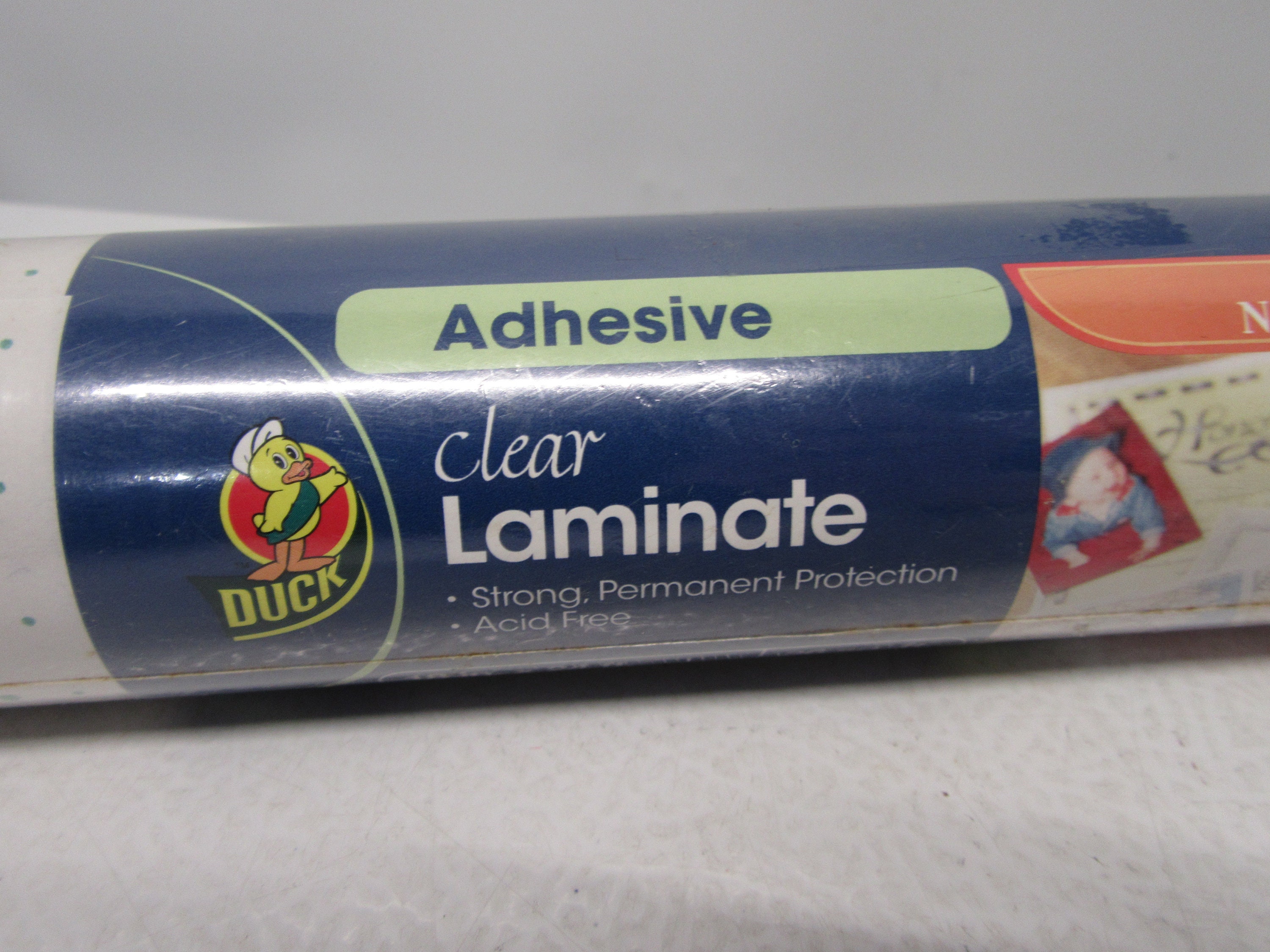 Duck Tape Clear Adhesive Peel & Stick Laminate Roll 18in X 24ft 36sq.ft ...