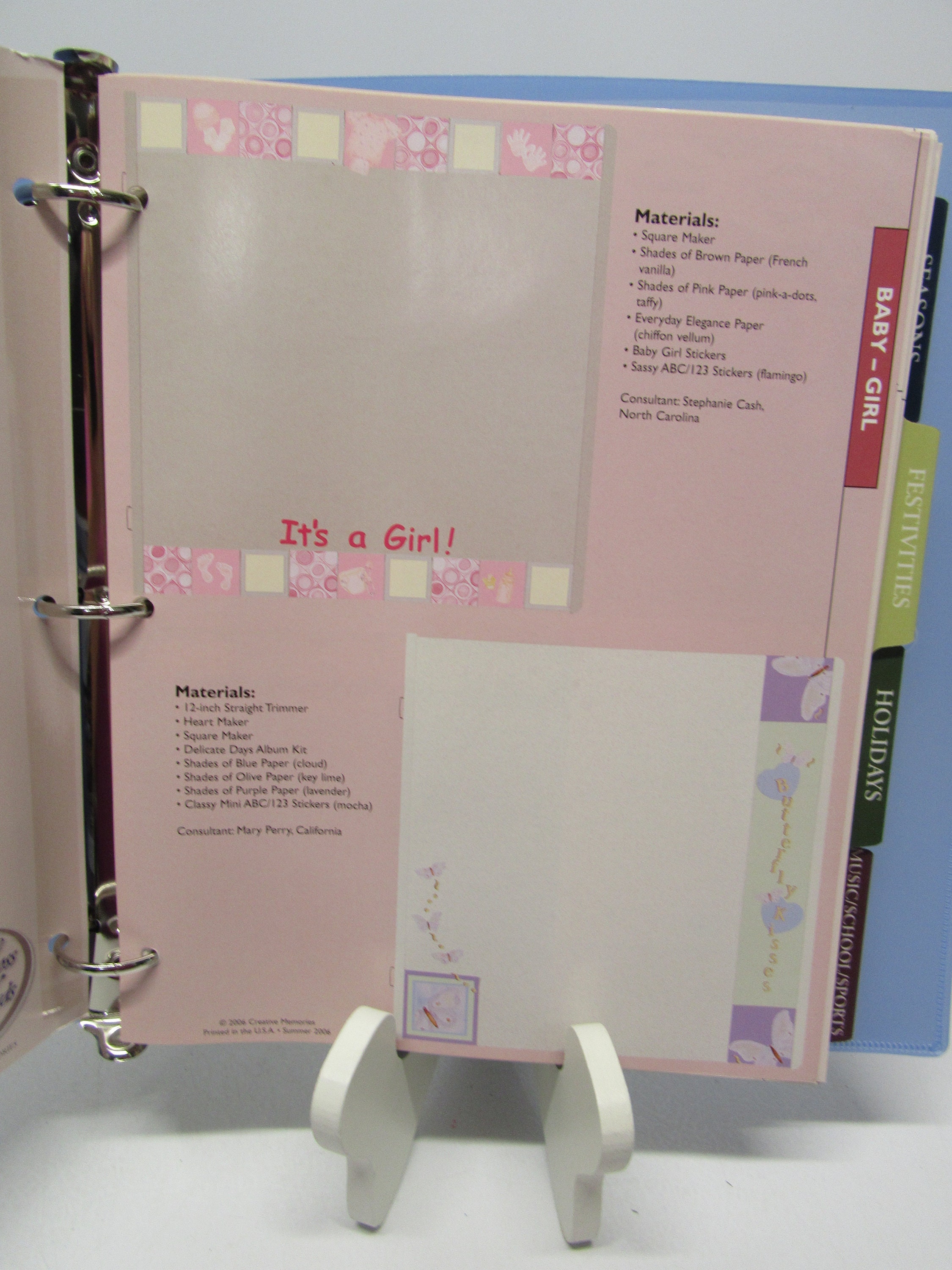 Creative Memories Page Patterns Design Portfolio Binder - Etsy