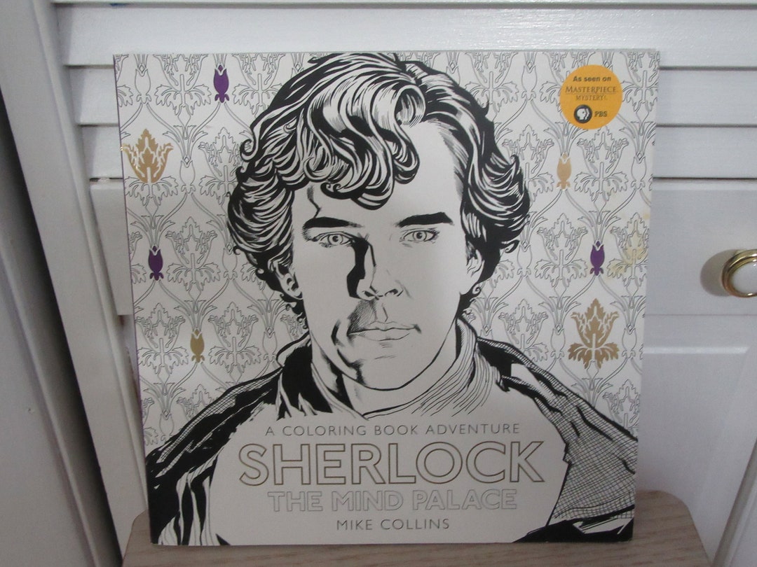 Sherlock BBC Masterpiece Theater Adult Coloring Book Benedict ...