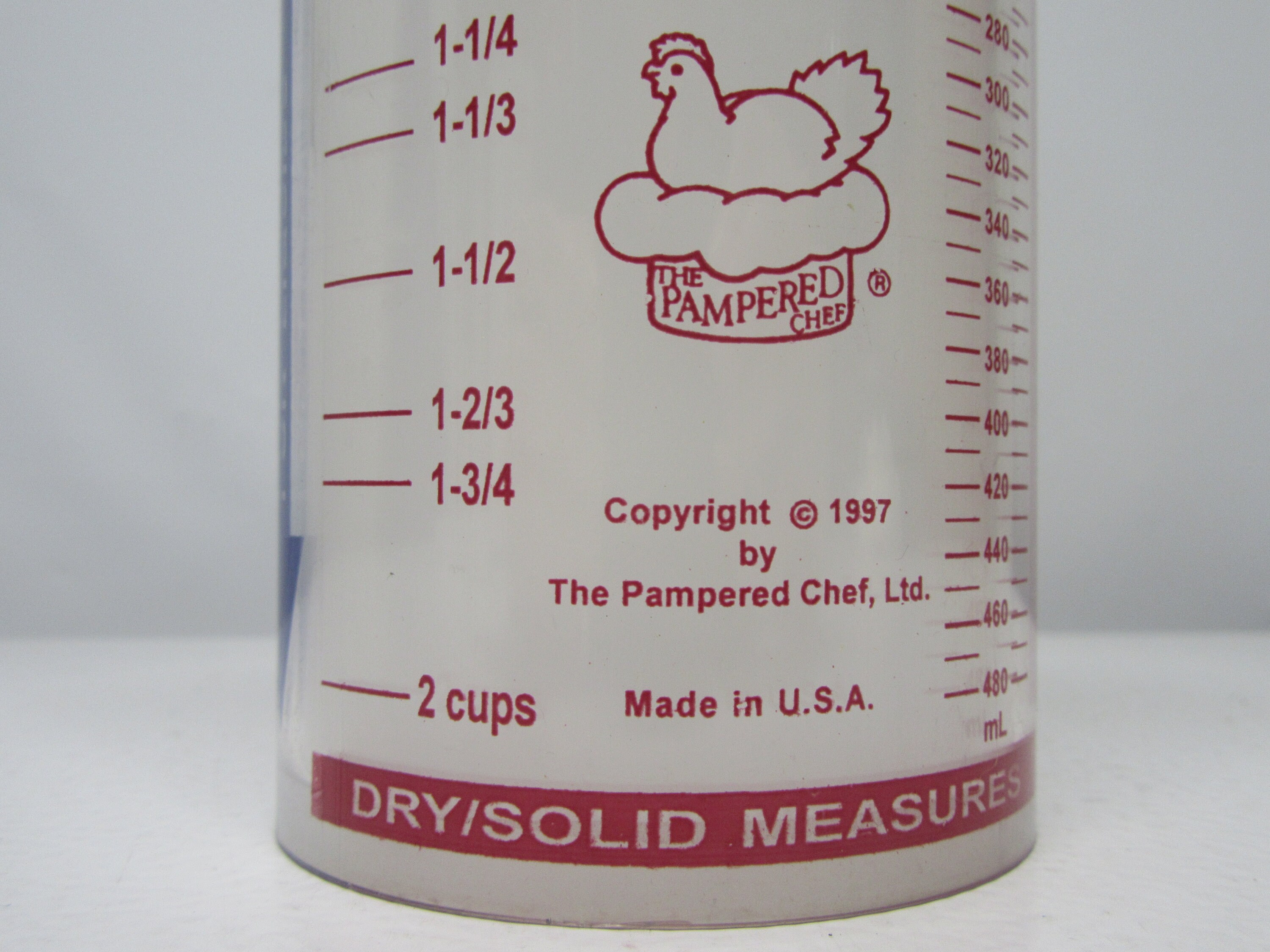 Pampered Chef Measure-all Double Sided Measuring Cup - Etsy