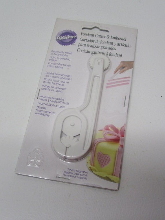 Wilton Cake Decorating Fondant Cutter / Embosser - Etsy