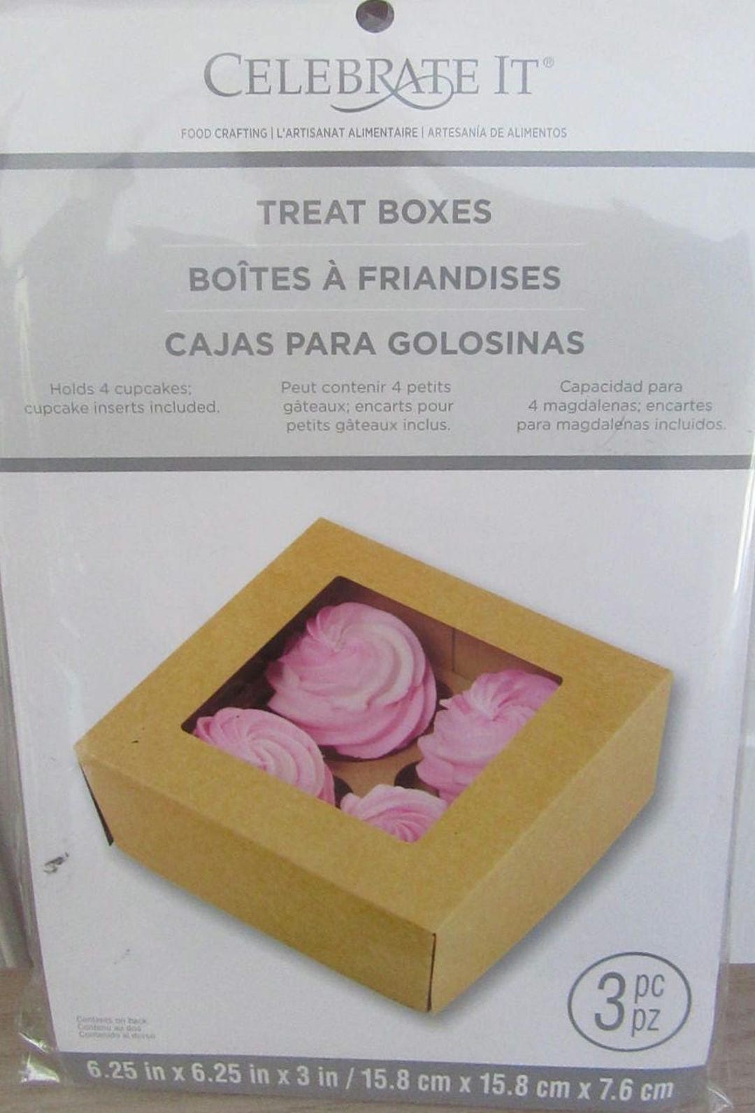 Celebrate It Treat/ Bakery Boxes 3 Count - Etsy