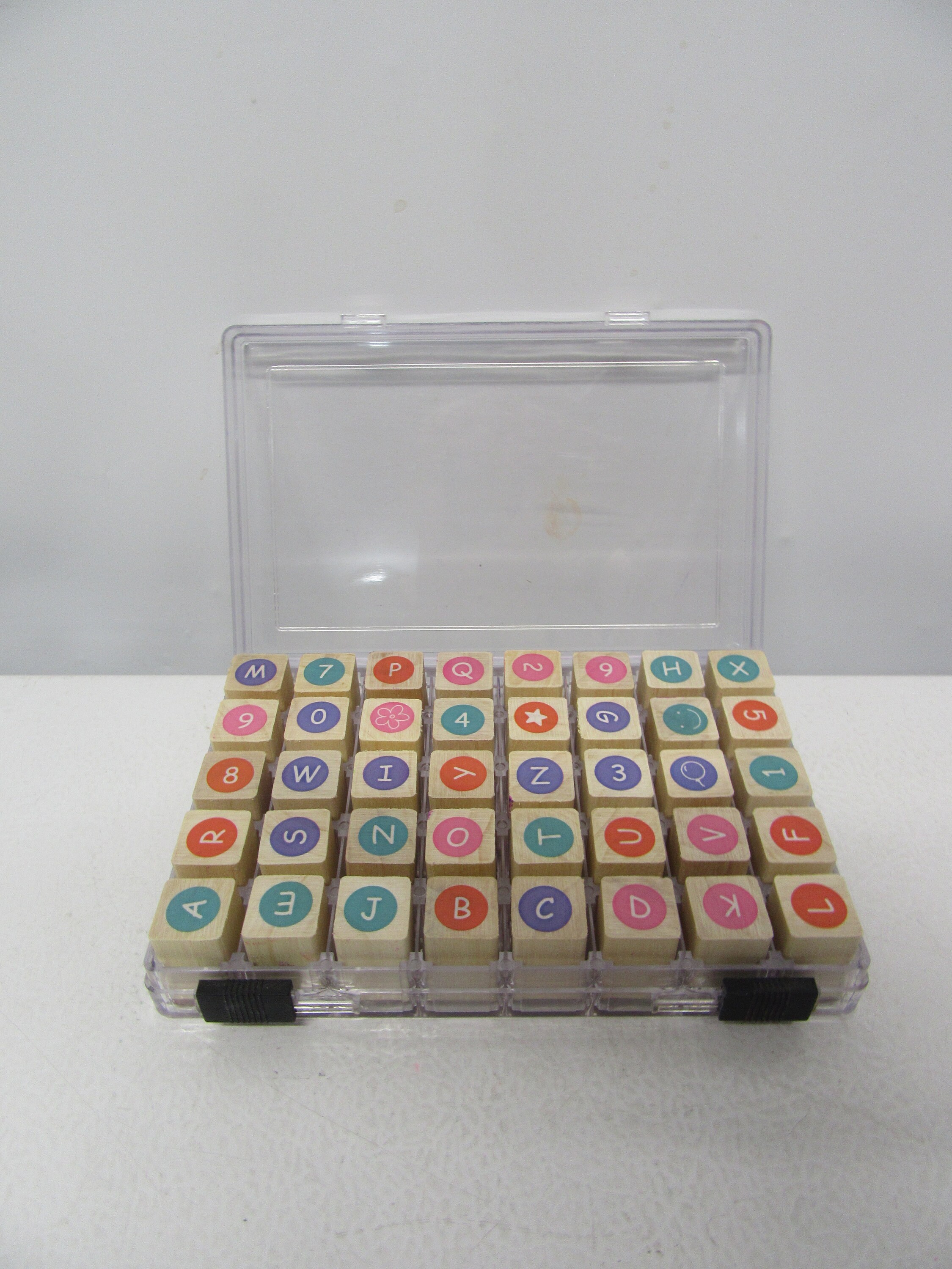 Mini Rubber Stamp Set Letters, Numbers & More - Etsy