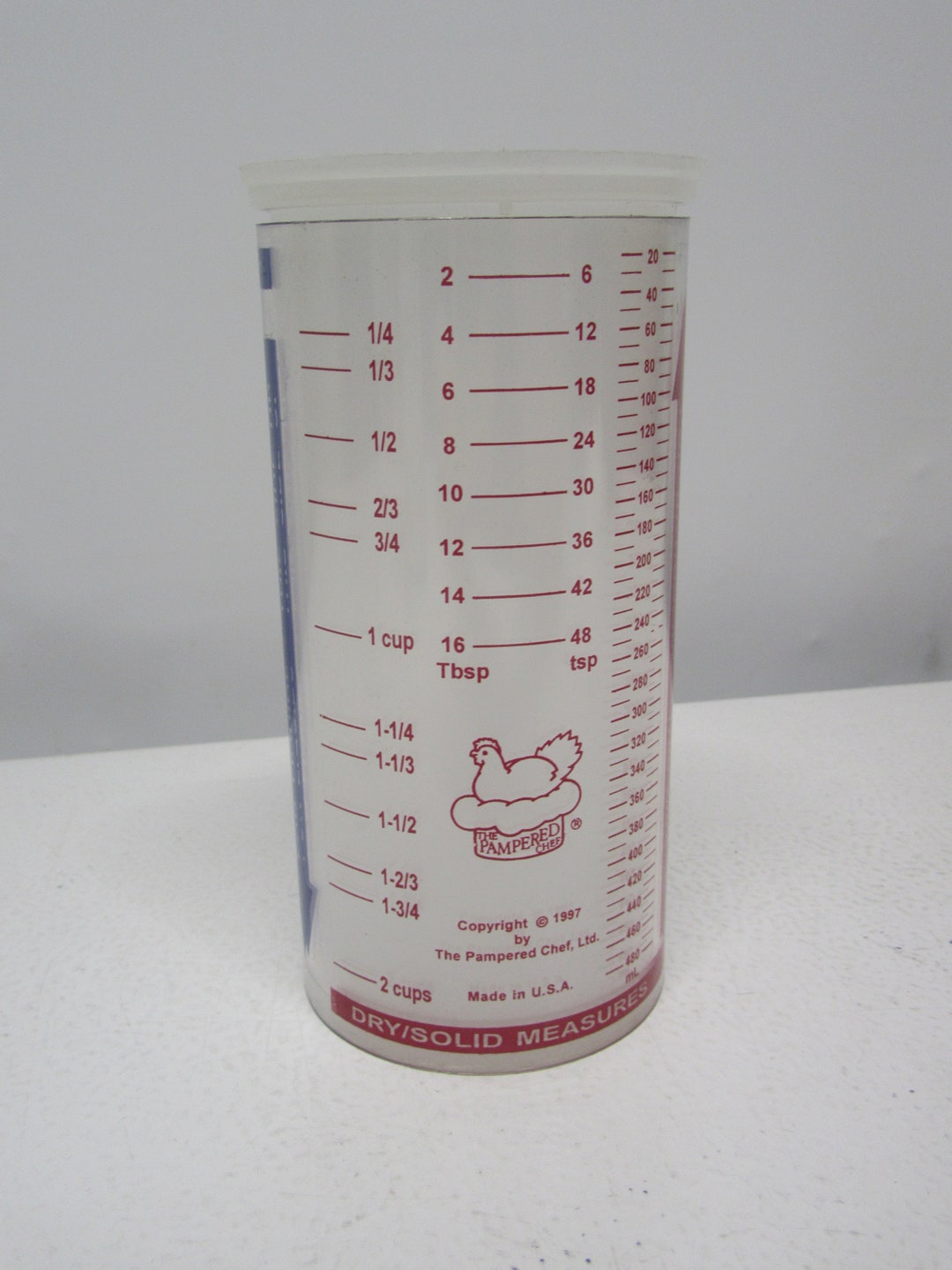 Pampered Chef Measure-all Double Sided Measuring Cup - Etsy