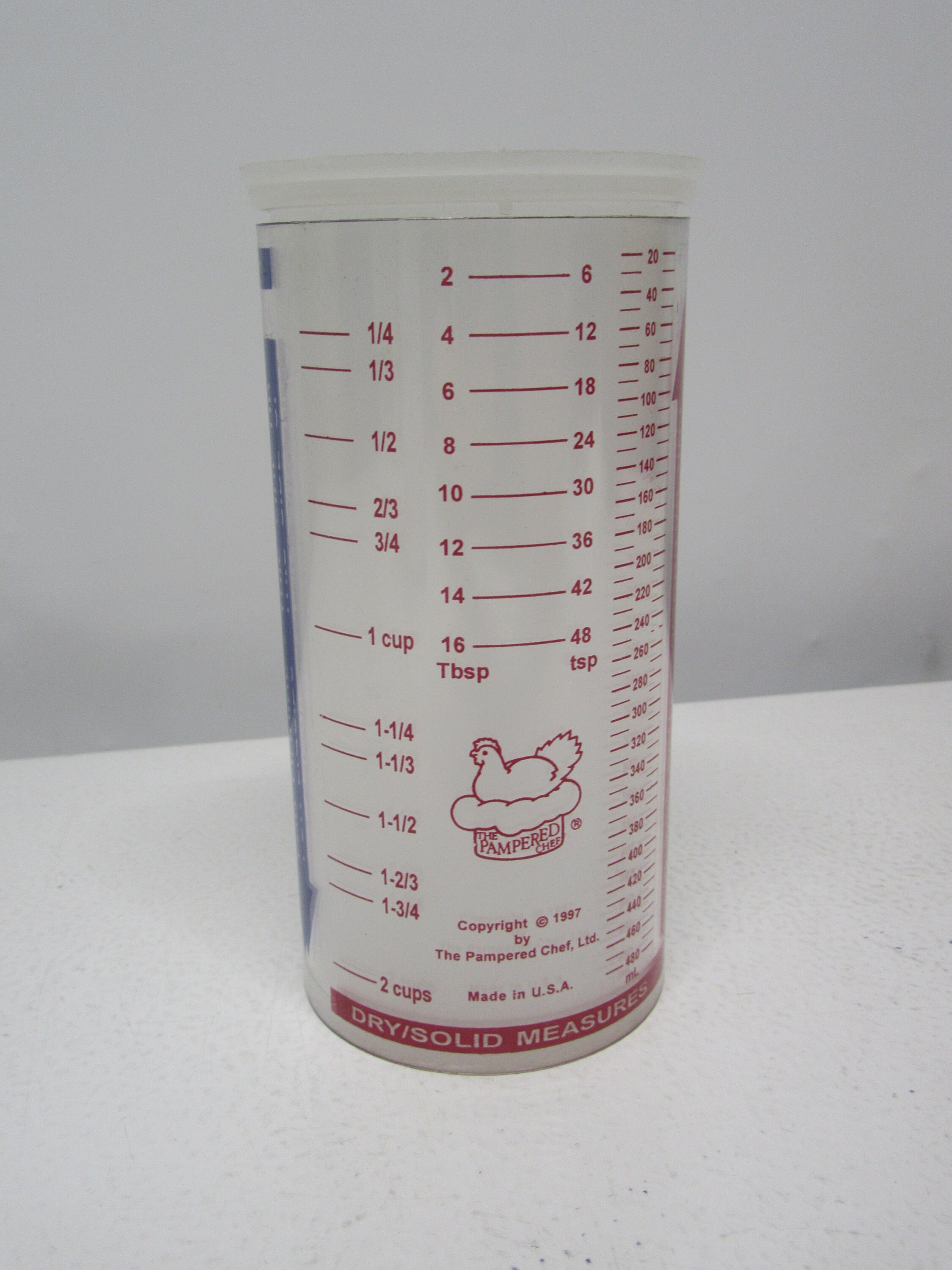 Pampered Chef Measure-all Double Sided Measuring Cup - Etsy