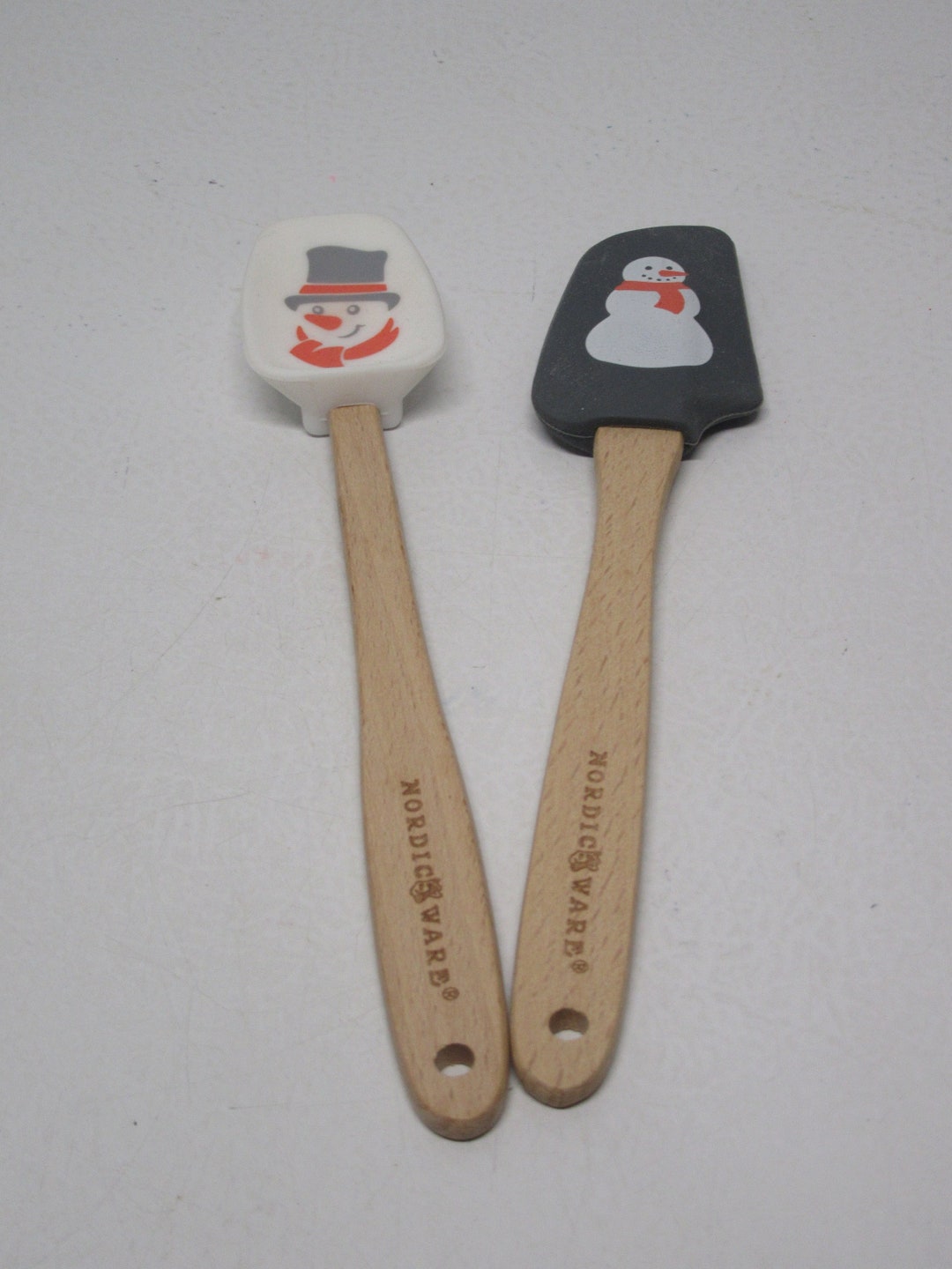 Nordic Ware Holiday Mini Rubber Spatulas 2pc Snowmen - Etsy