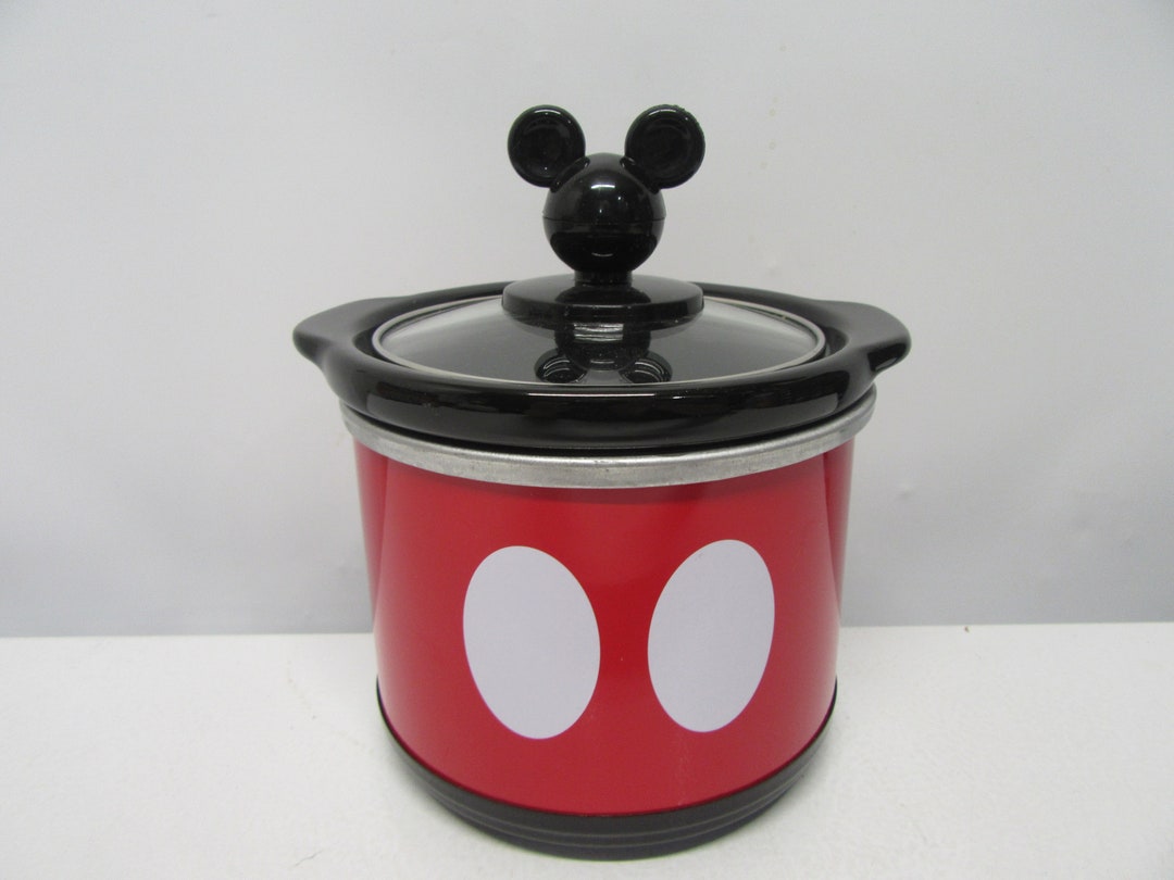 Disney Mickey Mouse Mini Crockpot Dipper Slow Cooker 20oz. - Etsy
