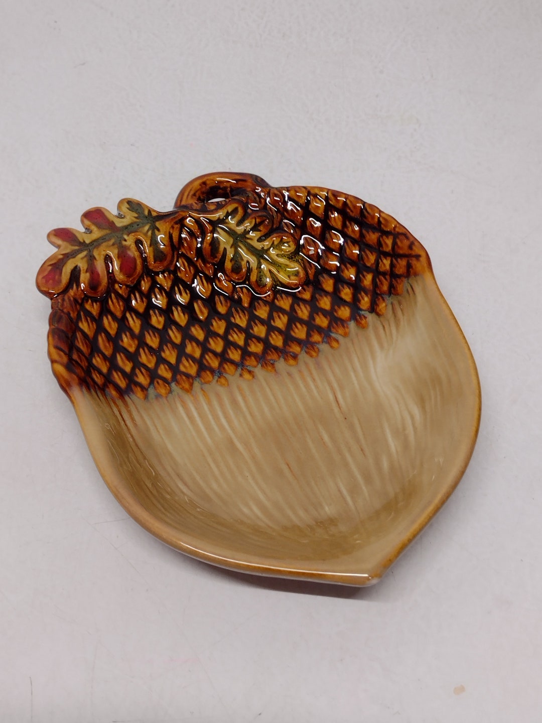 Ceramic Acorn Trinket/candy Dish - Etsy