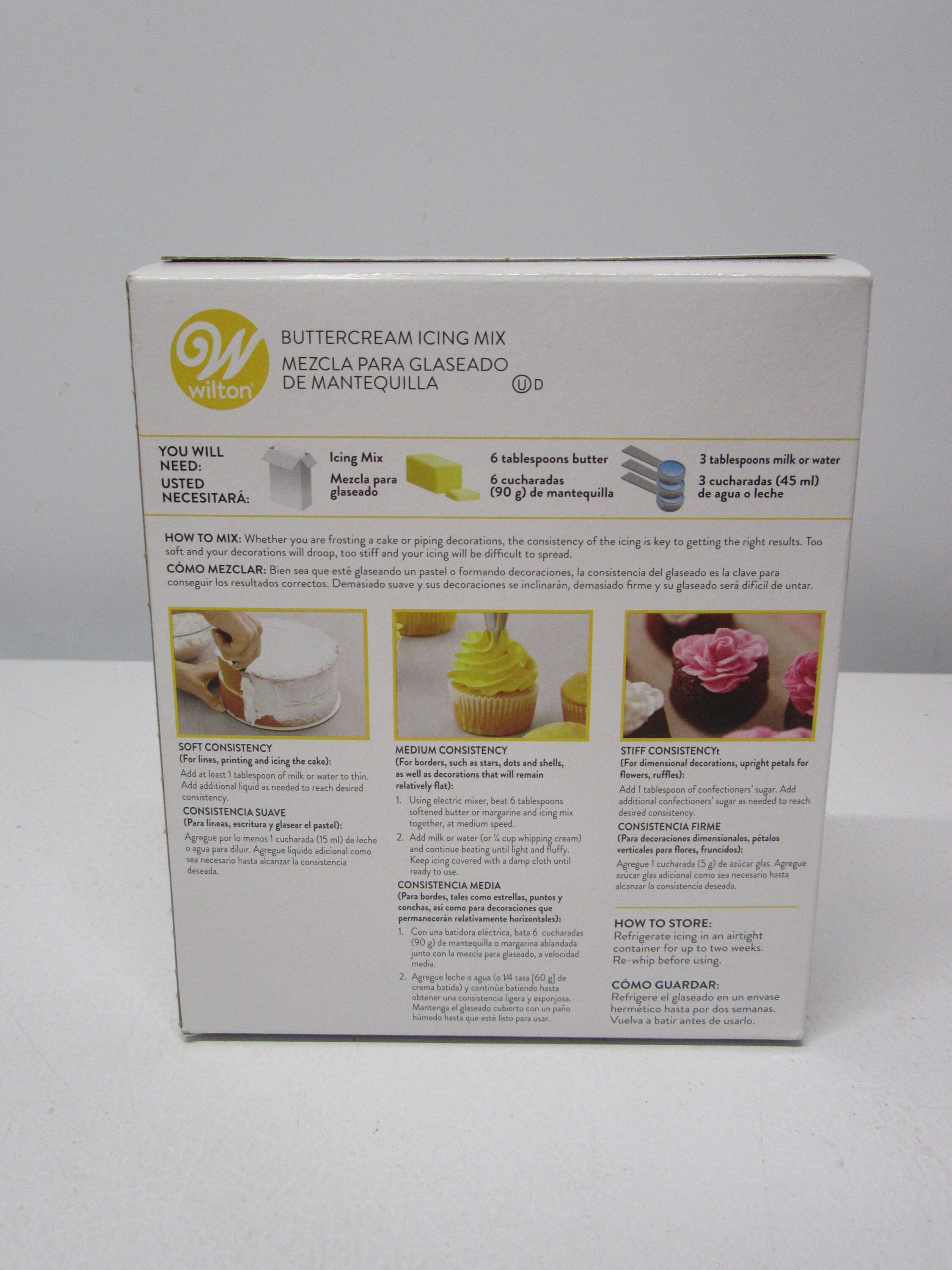 Wilton Buttercream & Royal Frosting Mixes Plus 23-piece Set of Icing ...