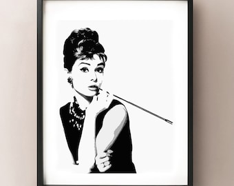 Celebrity wall art | Etsy