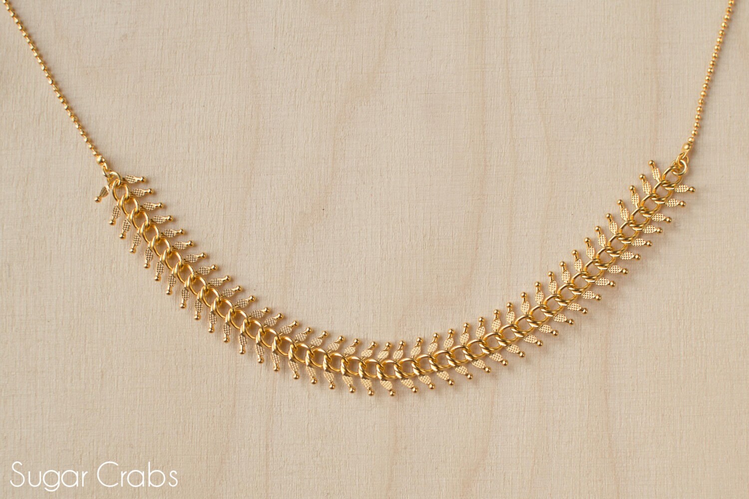 24k Gold Filled Vintage Chain Necklace. French Jewelry Made in Paris ...