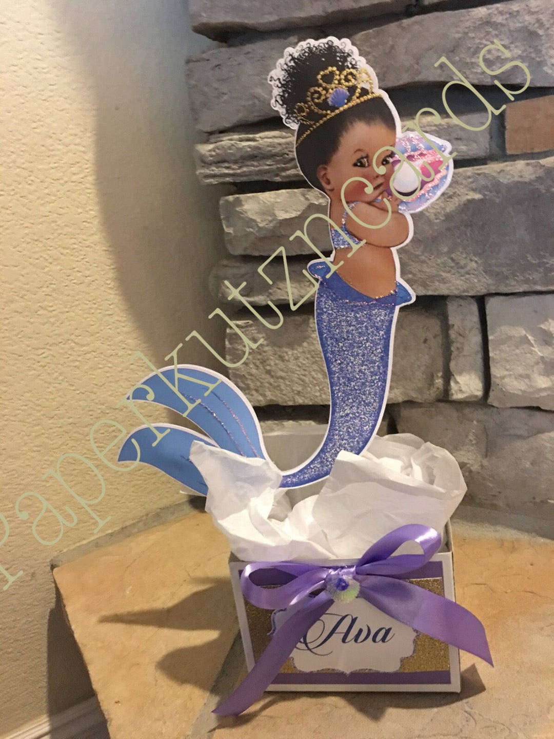 Little Mermaid Baby afro Puff Babies African American Baby - Etsy