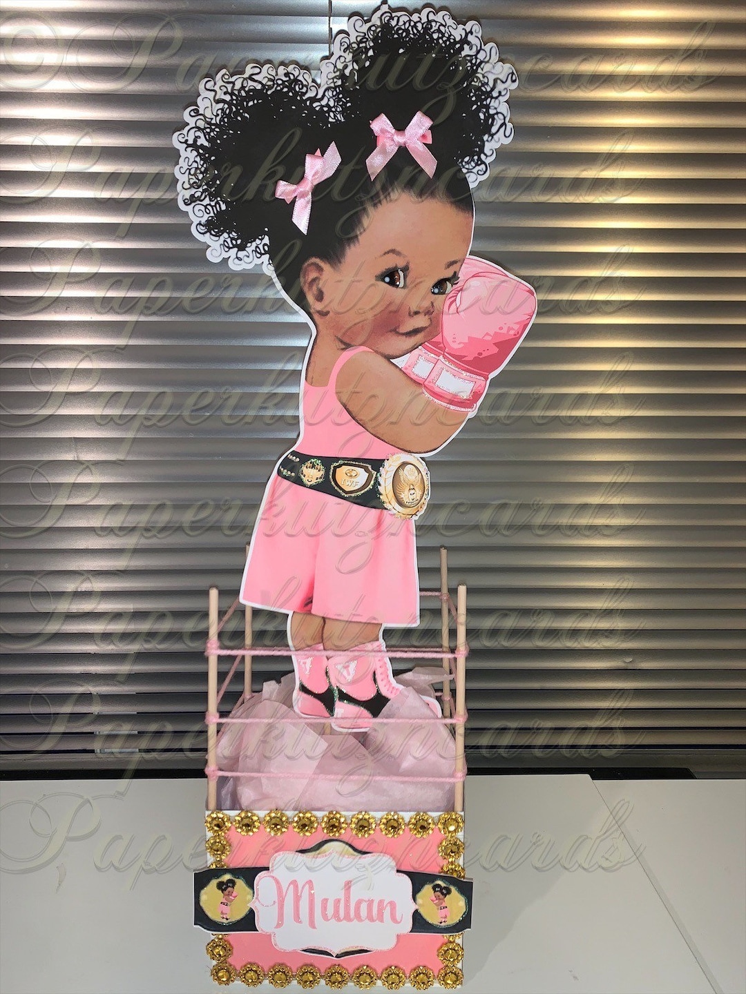 Pink Boxing Theme Baby Girl Baby Shower Royal Baby Baby - Etsy