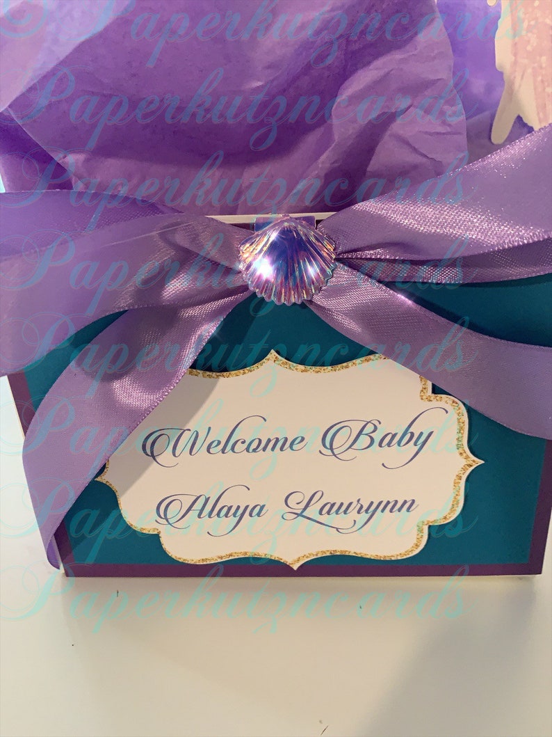 Mermaid Turquoise Purple Lavender Centerpieces Table - Etsy