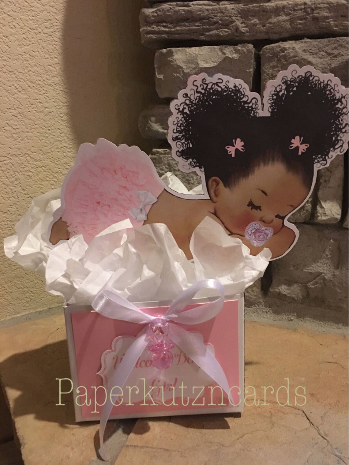 Baby Shower Pink Sleepy Time Binky Baby Tutu Baby Pink Afro - Etsy