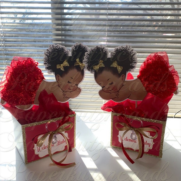 Red Gold Baby Shower - Etsy