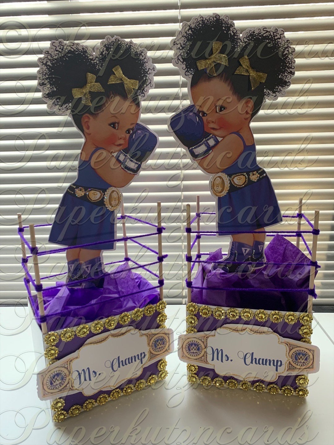 Boxing Theme Baby Girl Purple Baby Shower Royal Baby Baby - Etsy