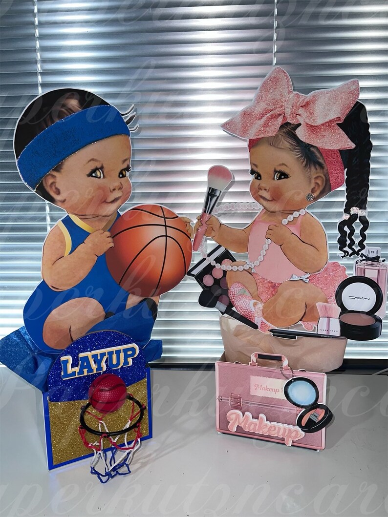 Layup or Makeup Gender Reveal Princess Baby Shower Party - Etsy