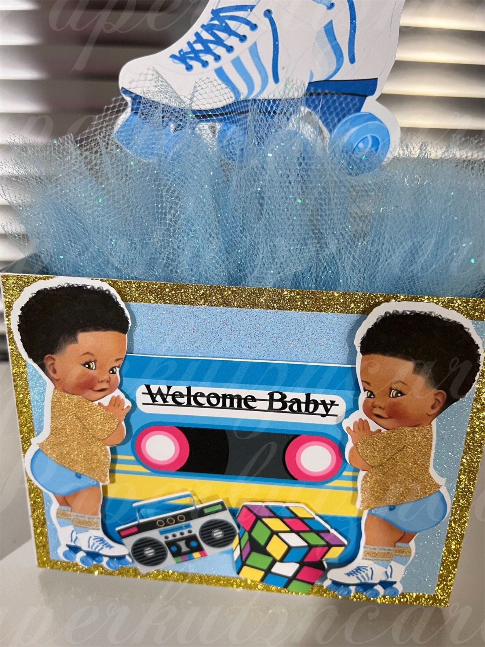 Gender Reveal 80s 90s Prince Princess Roller Skate - Etsy