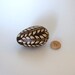 Decorated Wooden Egg Wood Burned Egg, Woodland Design, Pyrography ...