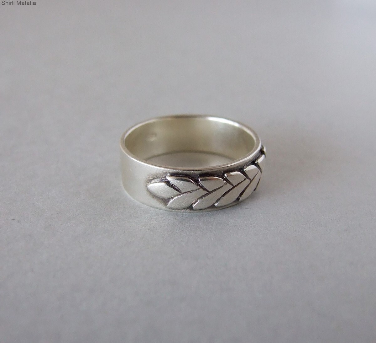 Silver Wedding Band silver wheat ring wheat wedding band | Etsy