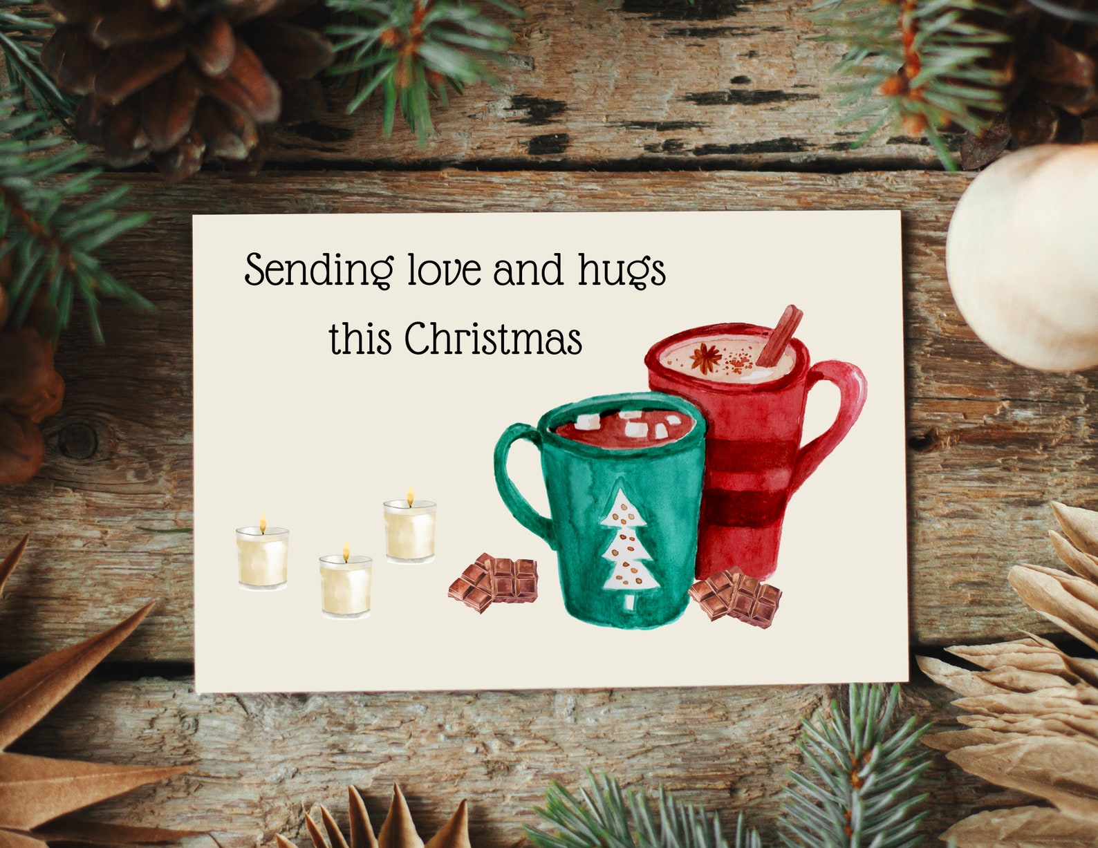 Printable Sympathy Christmas Card, Christmas Sympathy Card, Bereavement ...
