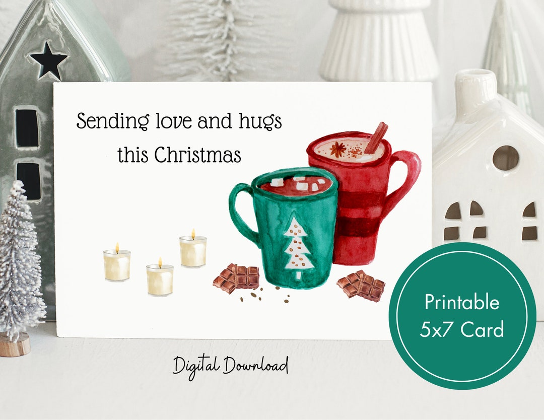 Printable Sympathy Christmas Card, Christmas Sympathy Card, Bereavement ...