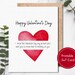Printable Sympathy Valentine Card, Condolences Valentine's Day Card ...