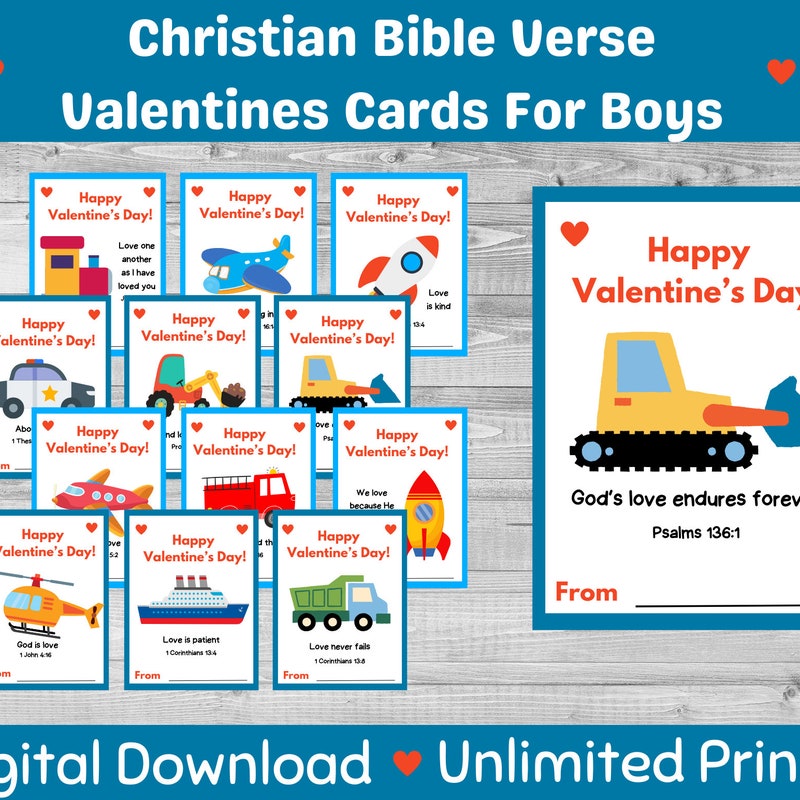 Christian Valentine Cards - Etsy