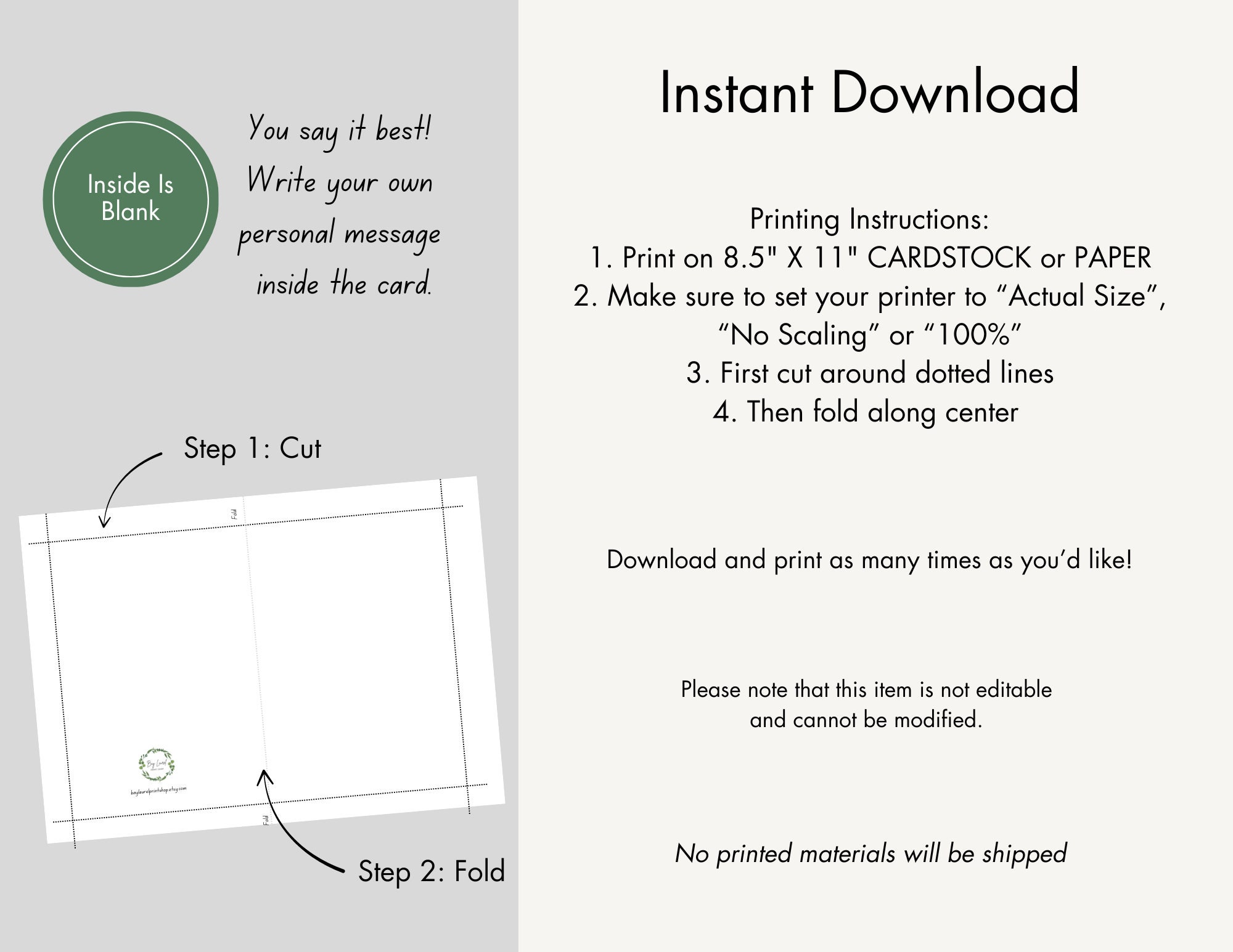 Printable Sympathy Card, Printable Condolence Card, Bereavement, After ...