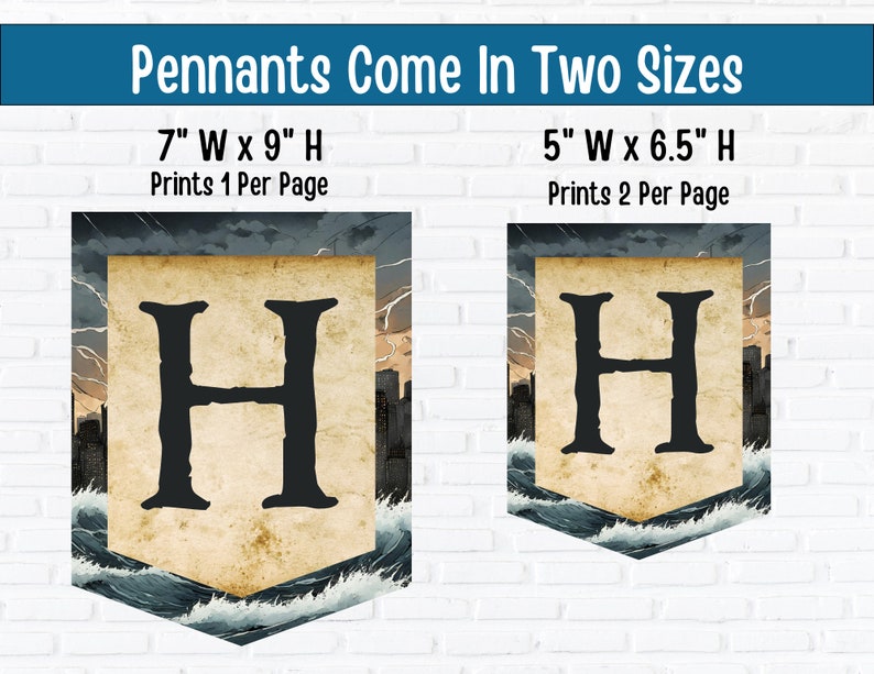 Percy Jackson Themed Banner, Printable Birthday Banner, Birthday ...