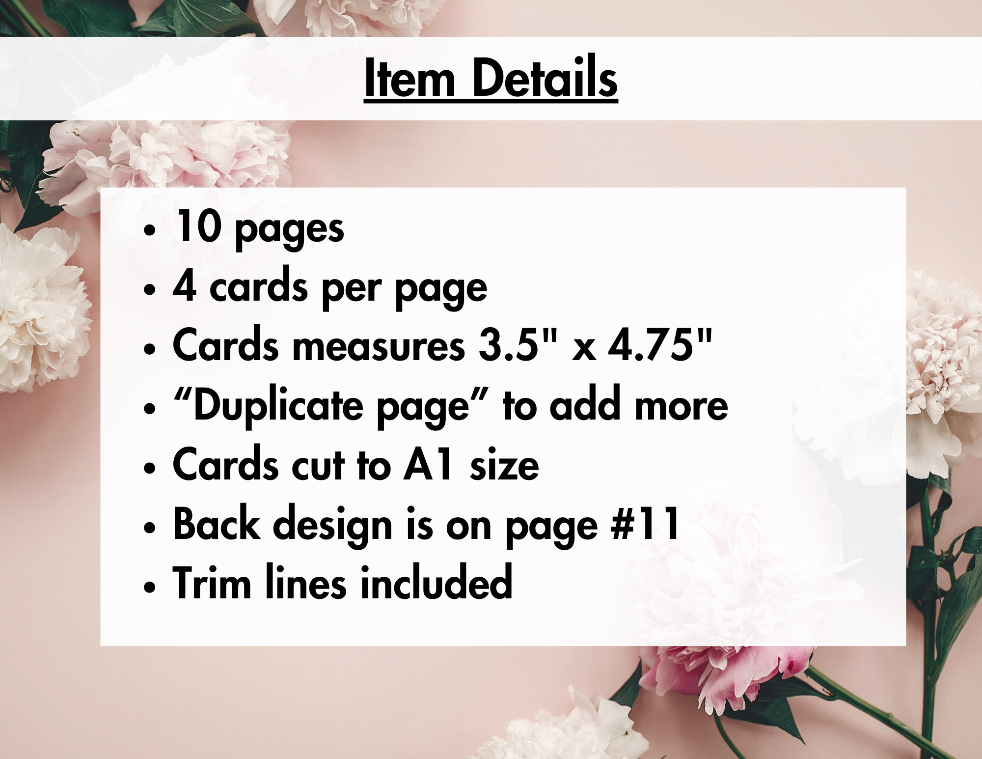 Template for Individualized Thank You Cards, Type Each Message ...