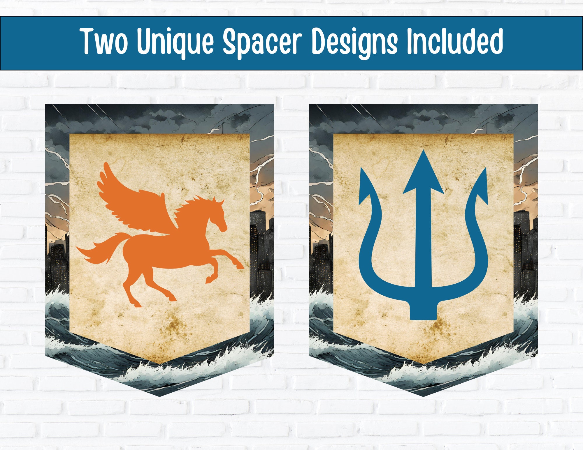 Percy Jackson Themed Banner, Printable Birthday Banner, Birthday ...