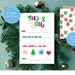 Printable Christmas Kids Thank You Note Card, Kid Thank You Card, Child ...