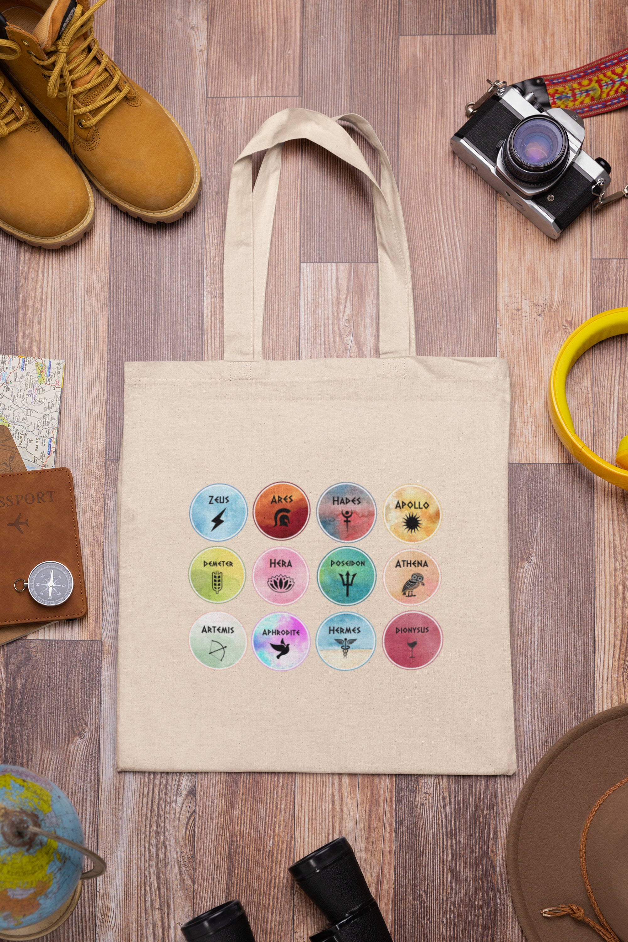 Greek Mythology Tote Bag, Greek Gods and Goddesses, Greek Mythology ...